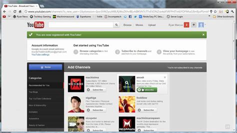 How To Create A Youtube Account 2012 Youtube