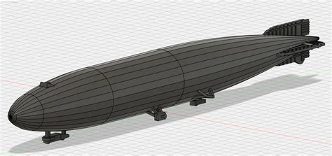 R Class Zeppelin Ww1 By Deltax Download Free Stl Model