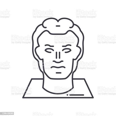 동상 아이콘 선형 격리 된 그림 얇은 선 벡터 웹 디자인 기호 흰색 배경에 편집 가능한 스트로크와 개요 개념 기호 개념에 대한 스톡 벡터 아트 및 기타 이미지 Istock