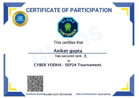 Aniket Gupta On Linkedin Cybersecurity Tournament Conducted By C Dac