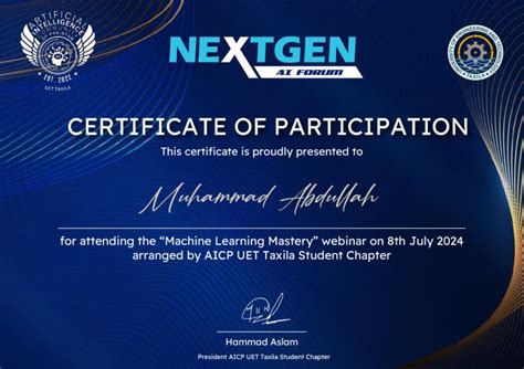 muhammad abdullah on linkedin machinelearning ai uettaxila aicp