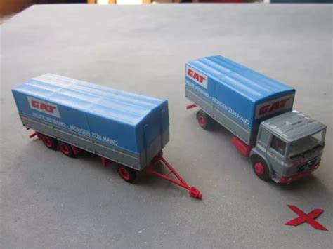 Man F8 Gat Spedition Kempten Allgäu Planen Lastzug 3achs Anhänger