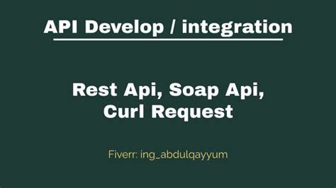 Desarrollar O Integrar Api De Descanso