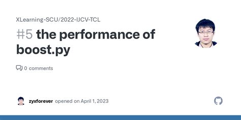 the performance of boost py · issue 5 · xlearning scu 2022 ijcv tcl