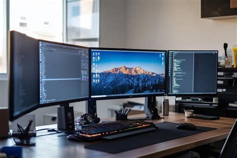 32000 Coding Desk Setup Pictures