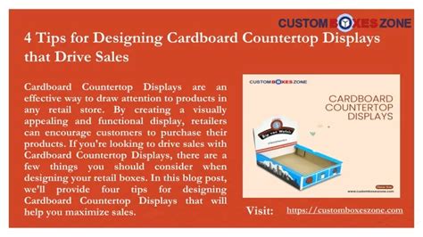 Ppt Cardboard Countertop Displays Powerpoint Presentation Free Download Id 11872755