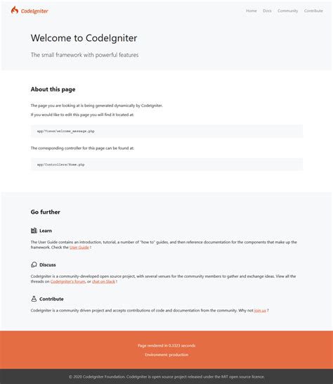 How To Setup A Codeigniter 4 Project On Infinityfree Community Guides