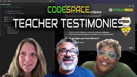Codespace Teacher Testimonies Firia Labs Firia Labs