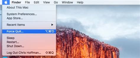 what s the equivalent of ctrl alt delete on a mac