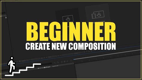 Create New Composition After Effects Beginner Tutorials Youtube