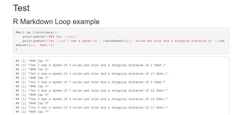 R How To Render Markdown From Inside A Code Chunk Stack Overflow