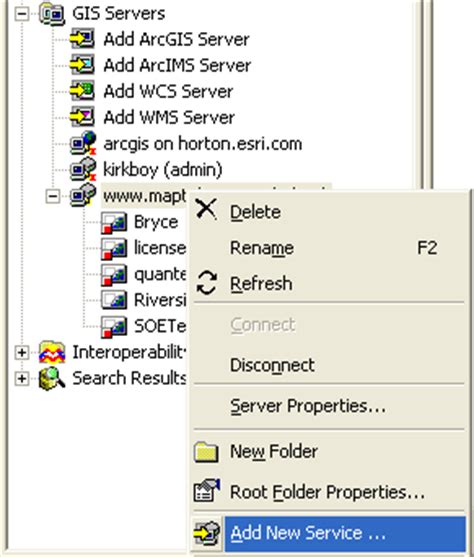 Publishing Data To ArcGIS Server