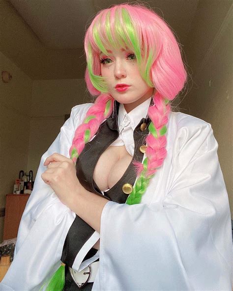 Anime Demon Slayer Kanroji Mitsuri Cosplay Kimetsu No Yaiba 58 Off