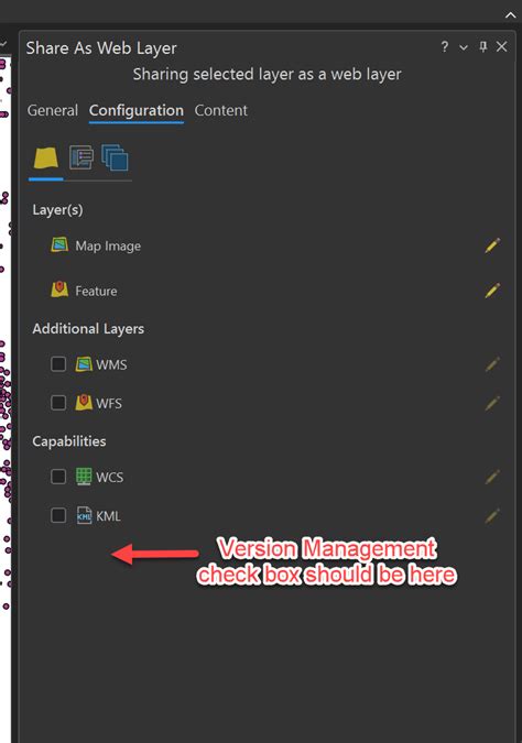 solved version management checkbox not available when pub esri community