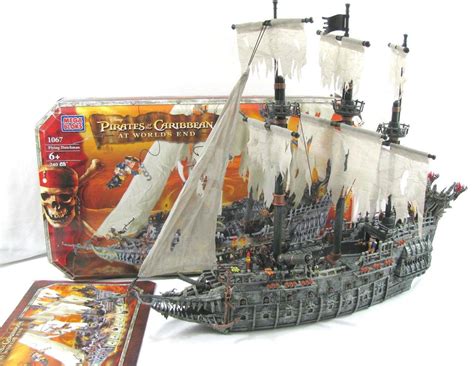 Rare Mega Bloks 1067 Pirates Of The Caribbean Flying Dutchman Ship At Worlds End 1896723878