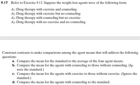 Solved 918 Refer To Exercise 917 Use A Multiple Testing