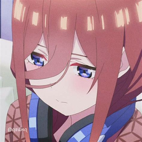 Miku Nakano Anime Miku Japanese Manga Series