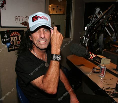 Alice Cooper Showing Off His Paparazzi Chic Wear Visits Ex Sex Pistol Steve Jones Radio Show