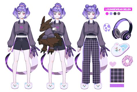 Selen Tatsuki And Ember Nijisanji And 1 More Drawn By Renkkai Danbooru