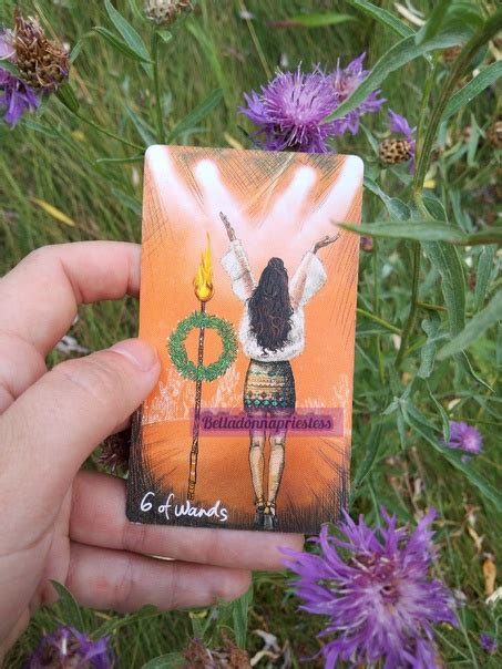 懶Шестерка Жезлов «Таро Светлого Провидца懶 Светлый провидец вертикальный лидерство успех