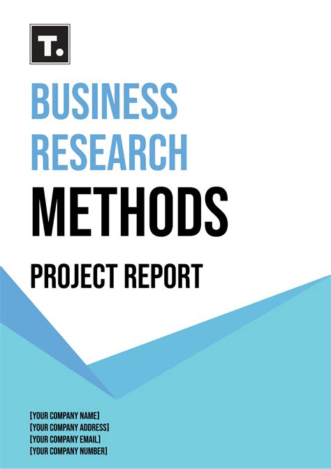 Free Business Research Methods Project Report Template To Edit Online