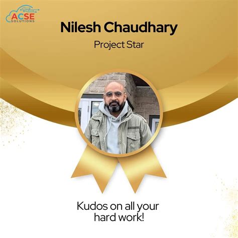 Thank You Acse For The Acknowledgement And Recognition Nilesh Choudhary 20 Comments