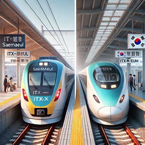 Itx 새마을과 Itx 마음 차이점 및 특징 알아보기 인사이트허브