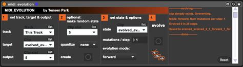 Midi Evolution Automatically Morph Between Two Midi Clips Max For Live Device