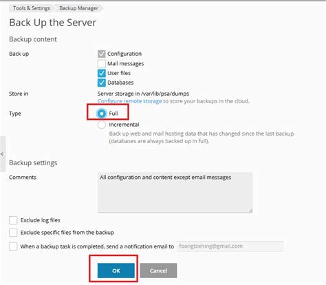 How To Backup Mysql Database In Plesk Ipserverone