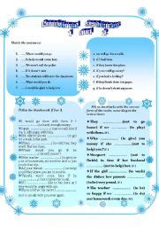 If CLAUSES First And Second Type ESL Worksheet By Domnitza
