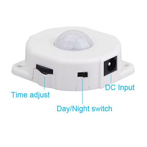 Dc12v 24v Multifunctional Pir Human Motion Sensor Time Delay Switch For