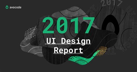 Avocode 2017 Ui Design Report Free E Book James Littler