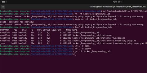 Solving Rm Rf Cannot Remove Directory Directory Not Empty In Linux