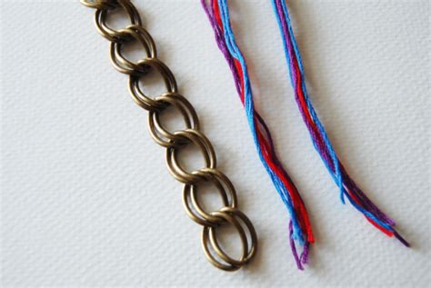 DIY Braided Chain Bracelet