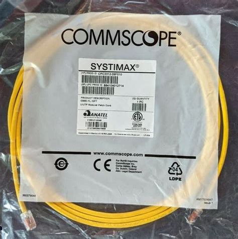 Commscope Core Cat Systimax Patch Cord Lszh RJ At Piece In Hyderabad