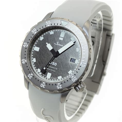 Sinn ジン U DS 自動巻き メンズ Diving Watches ダイバーズウォッチ シリコンストラップ 限定モデル グレー ド neel selectshop