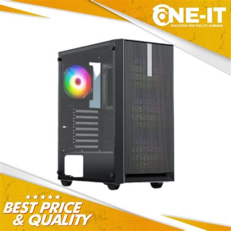 Case Infinity Ascalon Atx Casing Komputer Pc 3 Fan Rgb Enlight Toko