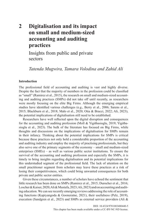 Pdf Digitalisation And Its Impact On Small And Medium Sized