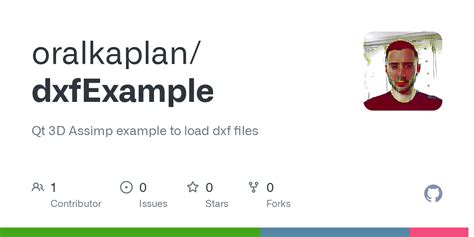 Github Oralkaplandxfexample Qt 3d Assimp Example To Load Dxf Files