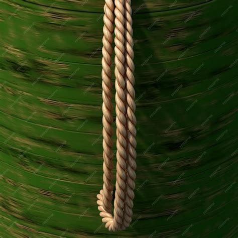 Premium Ai Image Realistic Rope Texture With Strokes And No