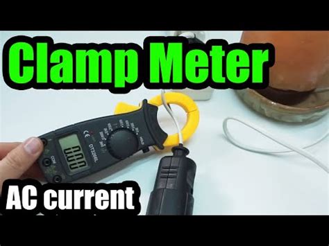 How To Measure AC Current Draw With A Clamp Multimeter Electrical Engineering Blog