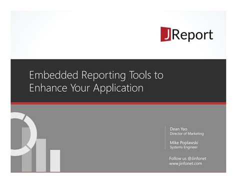 Embedded Reporting Tools To Enhance Your Application Pdf Databases