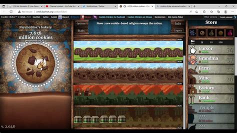Cookie Clicker Episode 3 Chocolate Milk Youtube