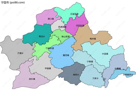 宁国城区地图 第2页 大山谷图库