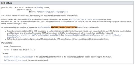 Immunity Services Misconfigurations In Java XML Parsers