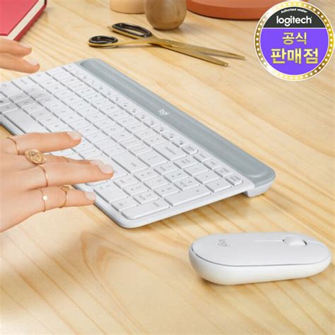 로지텍코리아 파인인포메이션 Logitech 로지텍코리아 정품 Mk470 슬림 무선 키보드마우스 Set 위시버킷