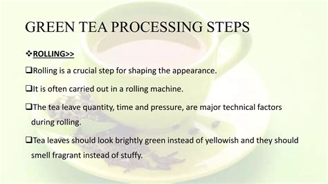 Green Tea Processing Pptx