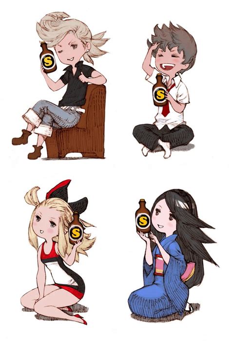 Bravely Default Character Design Character Design Inspiration