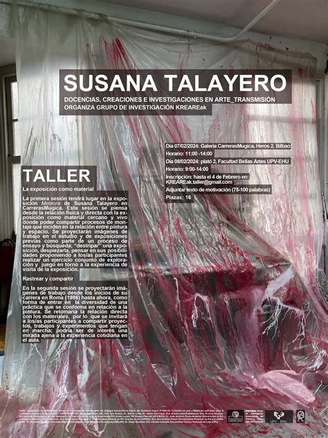 Taller Con Susana Talayero Rekin Tailerra Agiri Kulturala « Bbaa Bitakora