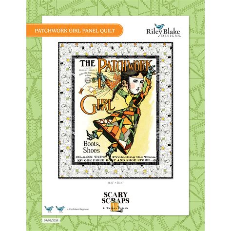 Patchwork Girl Panel Quilt Pattern Free Digital Download Riley
